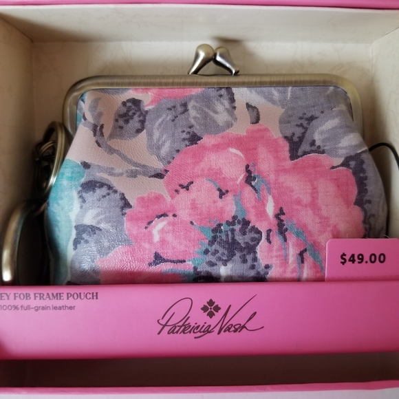 Patricia Nash | Bags | Patricia Nash Key Fob Frame Pouch First Bloom ...